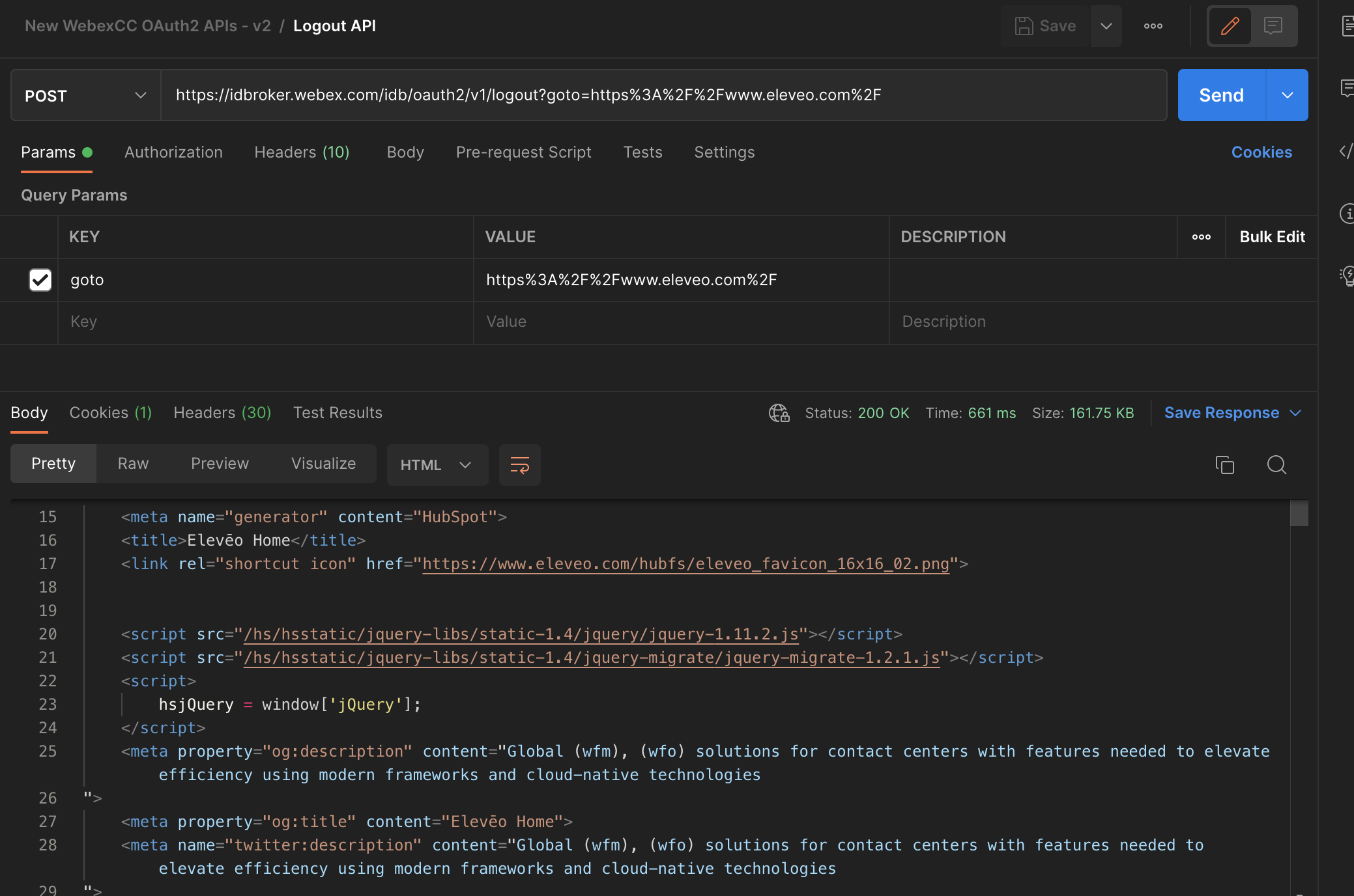 Solved: webex CC redirect after logout - Cisco Community