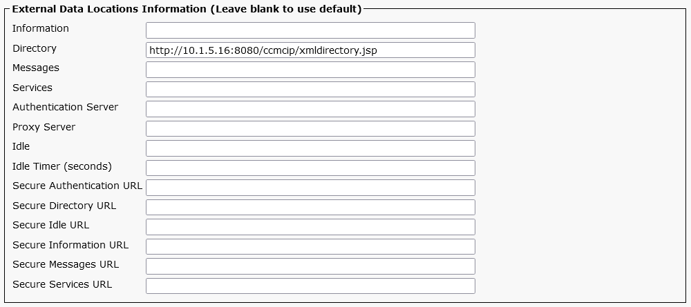 How to populate the Corporate Directory For Specific group of Phones ...