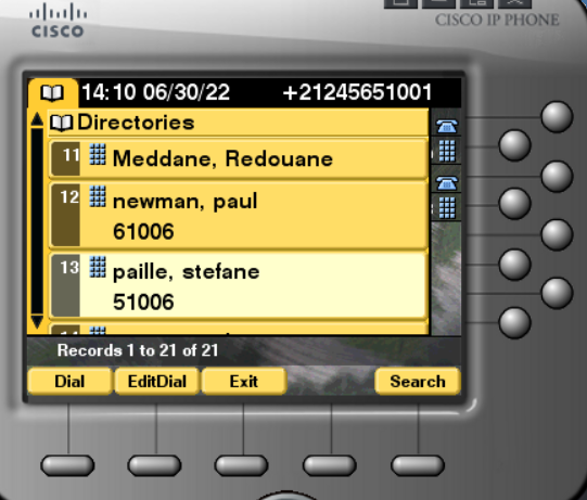 How to populate the Corporate Directory For Specific group of Phones ...