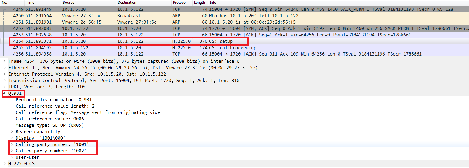 H.323 Signaling Protocol Explained With Wireshark - Cisco Community