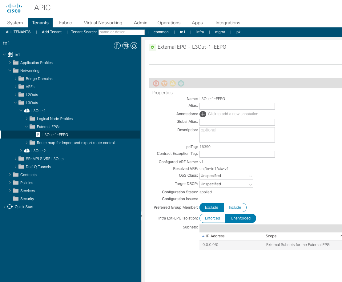 Solved: How to identify the L3Out and external EPG from where an IP is ...