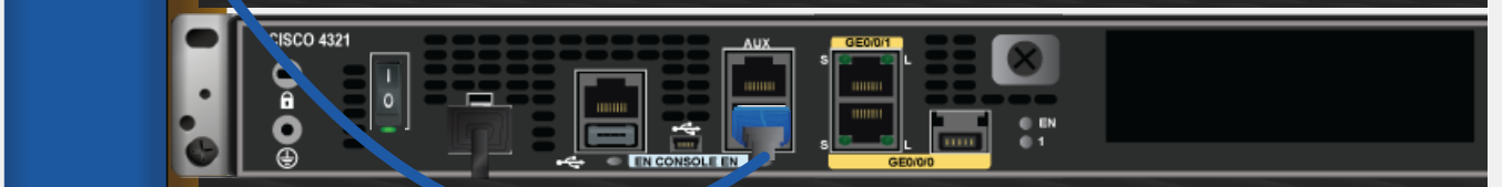 ISR4321 Console Port - Cisco Community