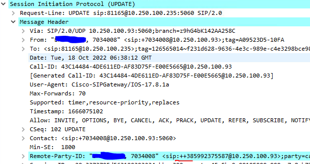 Solved: CUBE adds extra "+" sign in globalized E.164 phone format ...