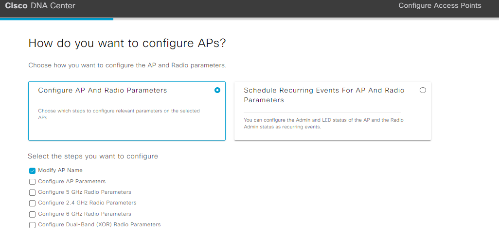 DNA Center wireless provisioning - Cisco Community