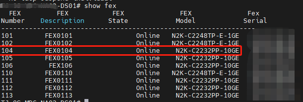 已解决: N2K fex to N5K error “LC insert failed at sequence 14 : Im SAP ...