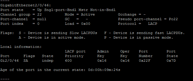 Solved: channel group mode error - Cisco 3750G - Cisco Community
