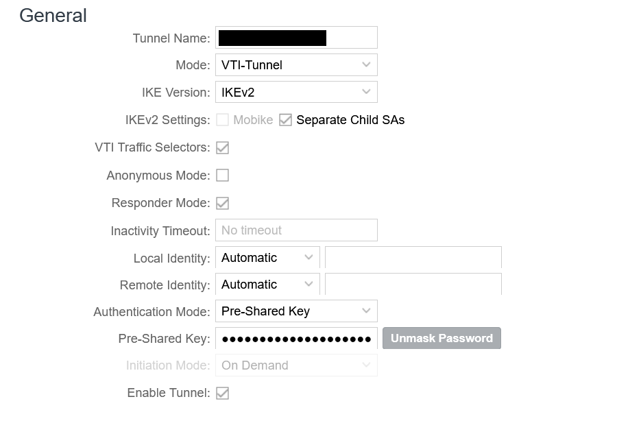 Solved: S2S IKEv2 VTI Tunnel from ASA to Cradlepoint IRB900 - Cisco ...