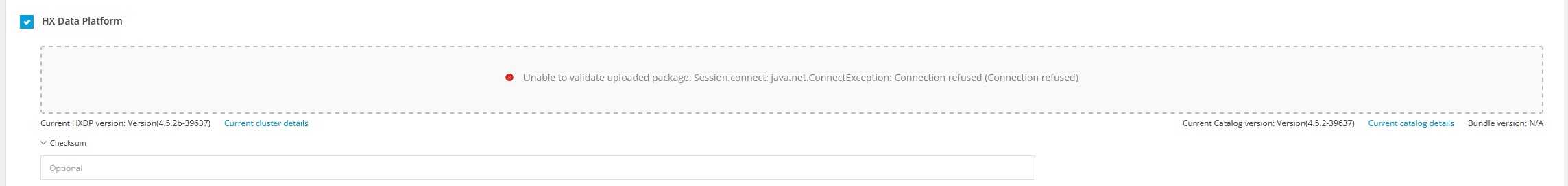 Hyperflex - Unable to validate package when uploading - Cisco Community Hyperflex - Unable to validate package when uploading - Cisco Community