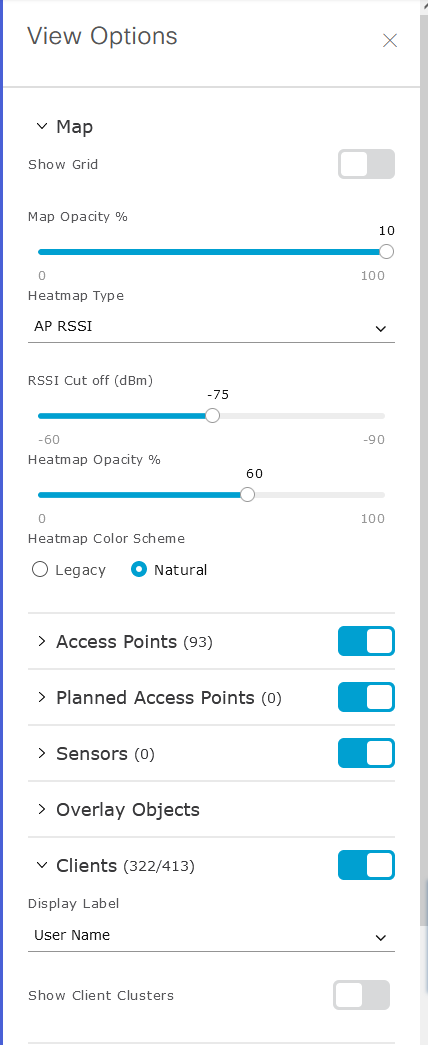 Locate RF Client in DNAC MAPs - Cisco Community