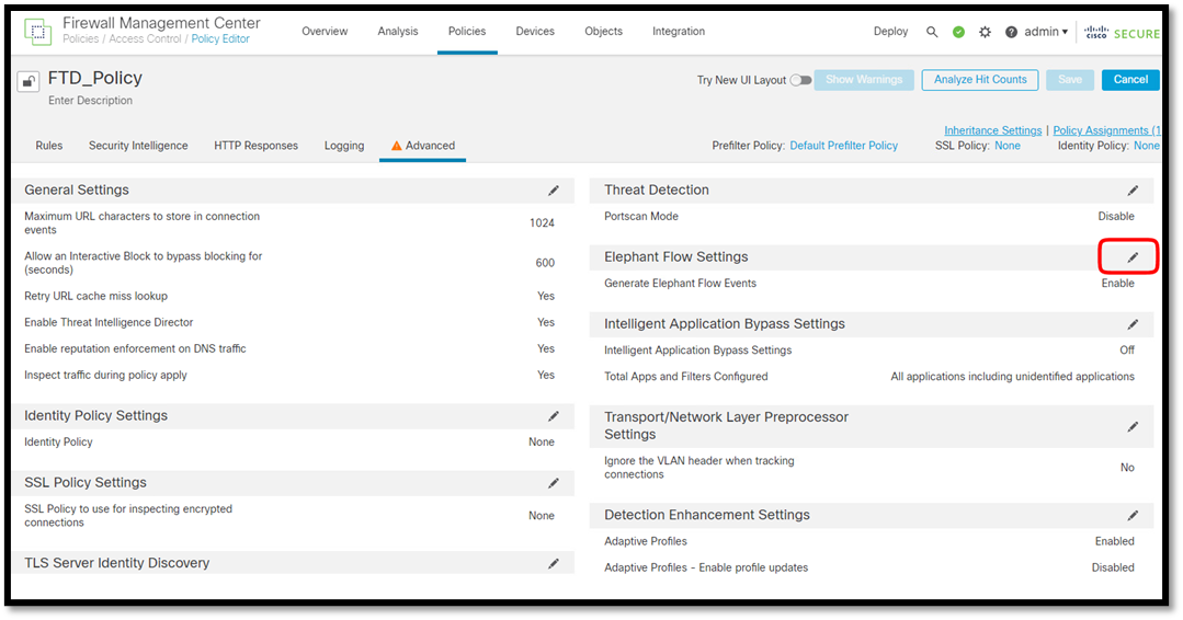 Secure Firewall – New Features - Elephant Flow Detection - Cisco Community
