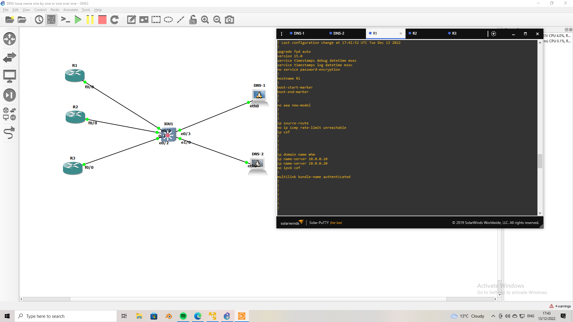 IOS name-server configuration - Cisco Community