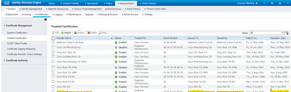 Solved: Cisco ISE disconnected node - Cisco Community