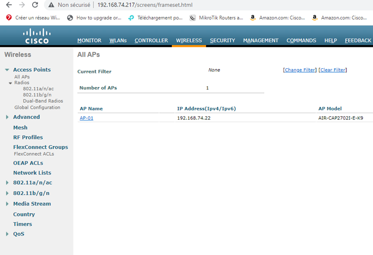 Connection problem between Cisco-vWLC-AIR-CTVM-7-3-101-0.ova and AIR-L - Cisco Community