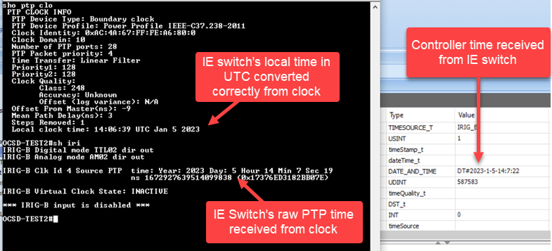 Quick Reference: Cisco IE5000 IRIG-B Support - Cisco Community