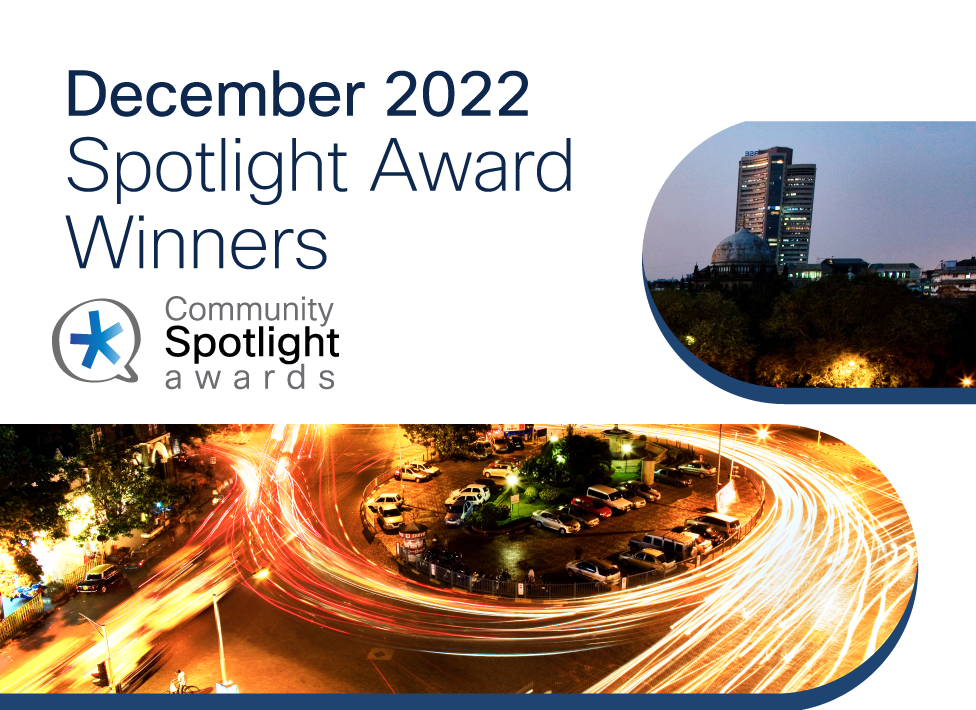 Hearty congratulations to the December Spotlight Award winners! - Cisco ...