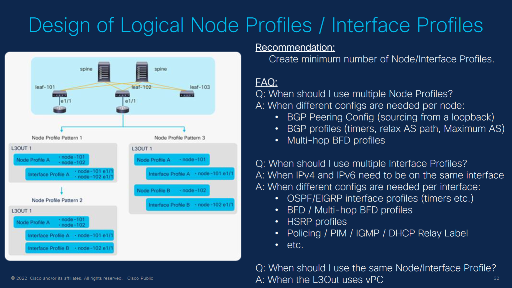 Cisco ACI multiple devices under single l3out - Cisco Community