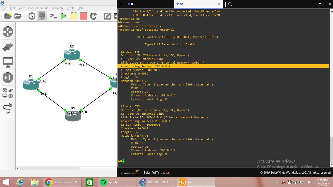 not receiving OSPF external routes - Cisco Community