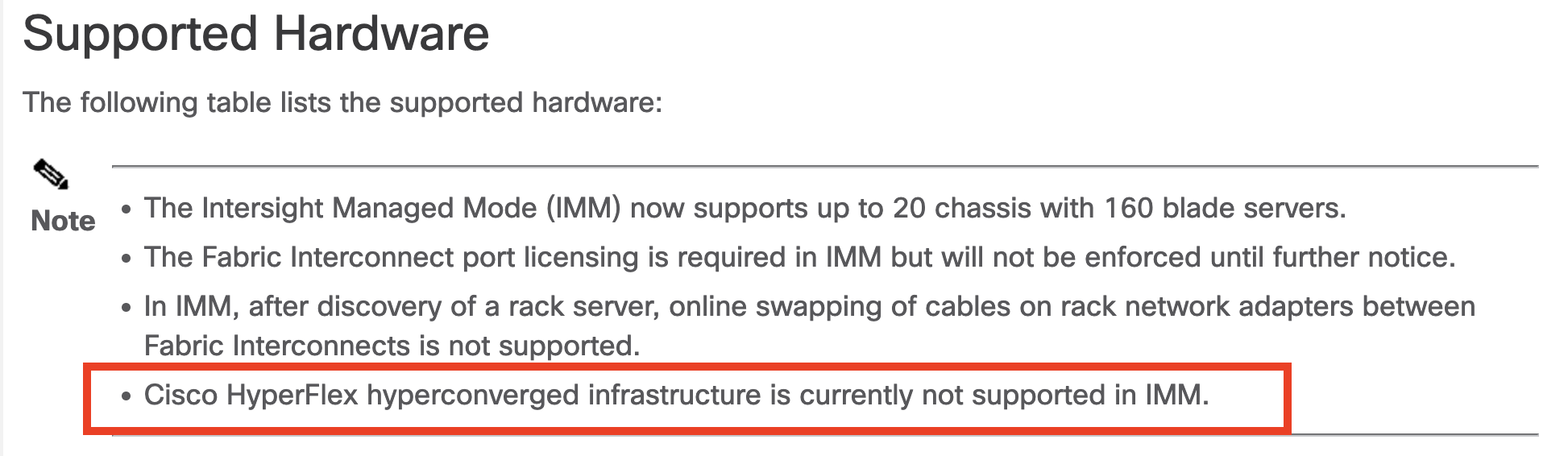 Solved: New HX-UMM or IMM - Cisco Community