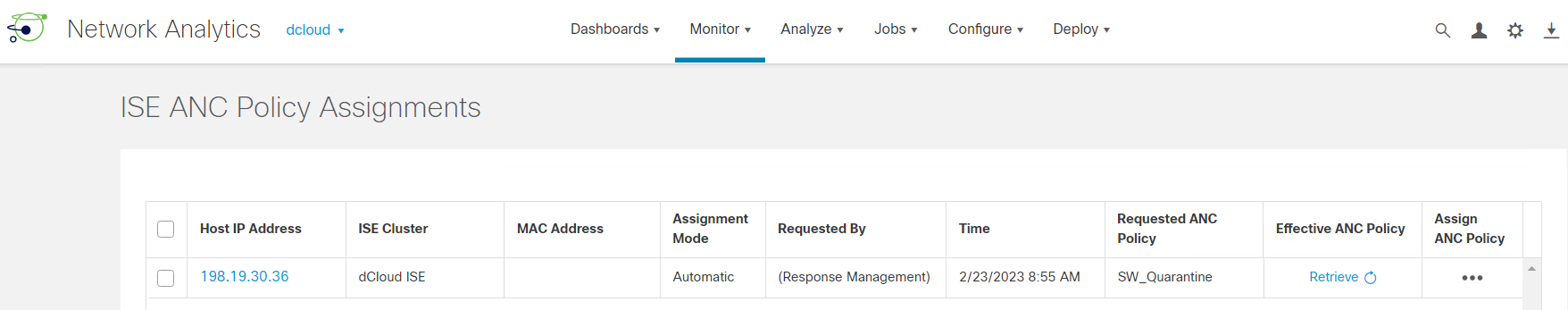 Cisco Stealthwatch and Cisco ISE with Automatic ANC Policy Quarantine ...