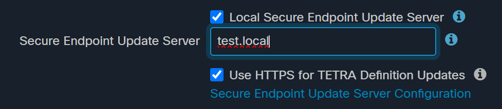 Solved: TETRA update server option removed? - Cisco Community