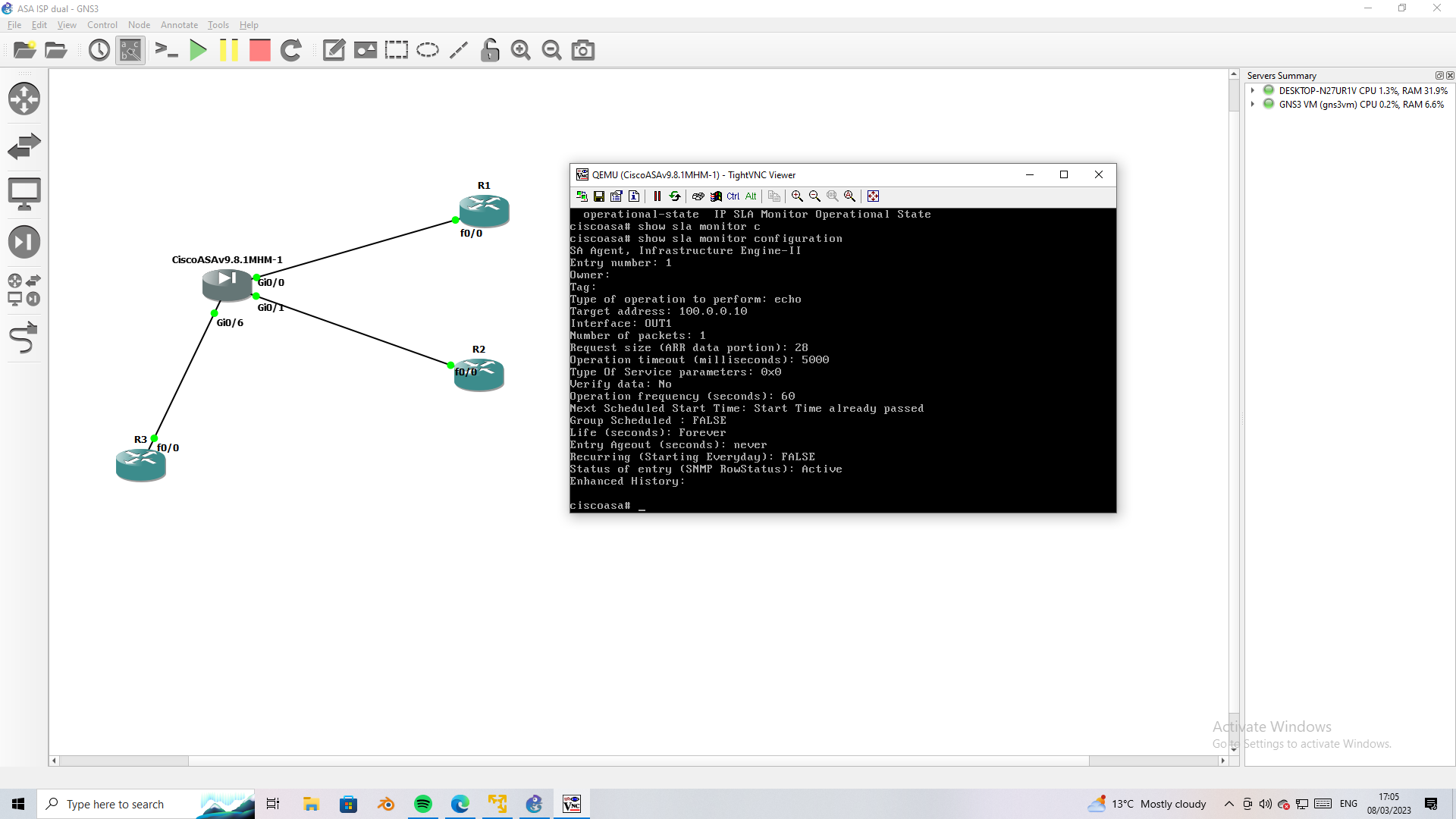 inside traffic not routing to backup wan interface when primary down ...