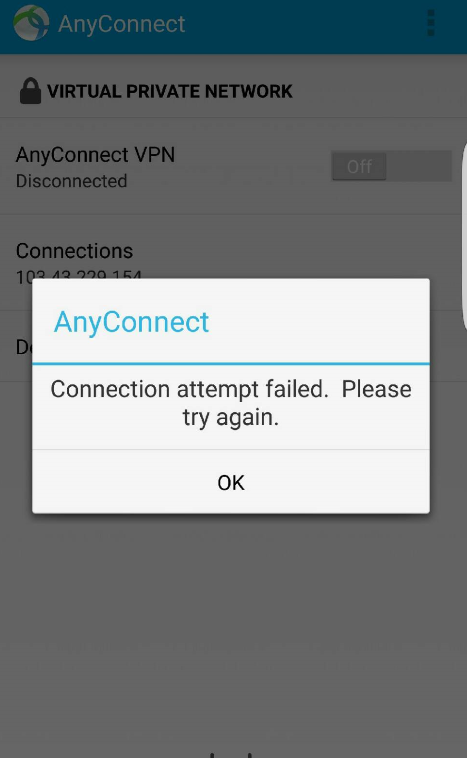 Cannot login to anyconnect after new install of Anyconnect in Android phone - Cisco Community