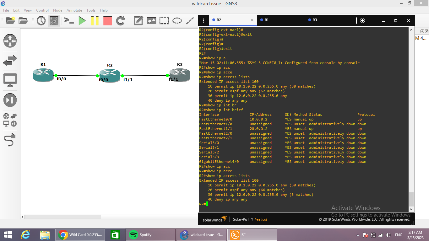 Wild Card 0.0.255.0 - Cisco Community