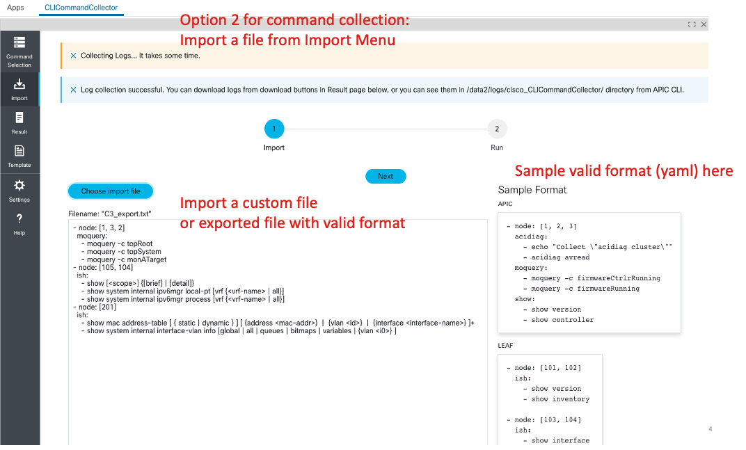 ACI App CLICommandCollector: Automate CLI for multiple ACI nodes ... ACI App CLICommandCollector: Automate CLI for multiple ACI nodes ...