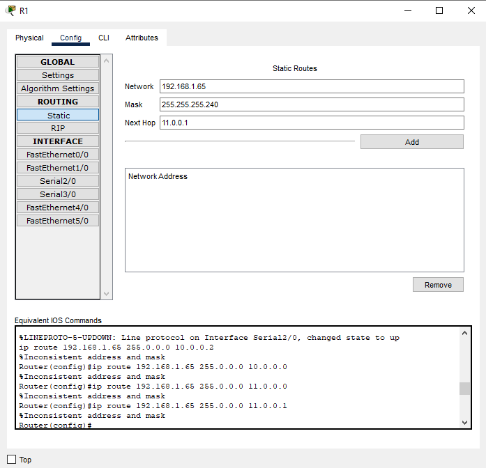 Need help with Static routing for three routers! - Cisco Community
