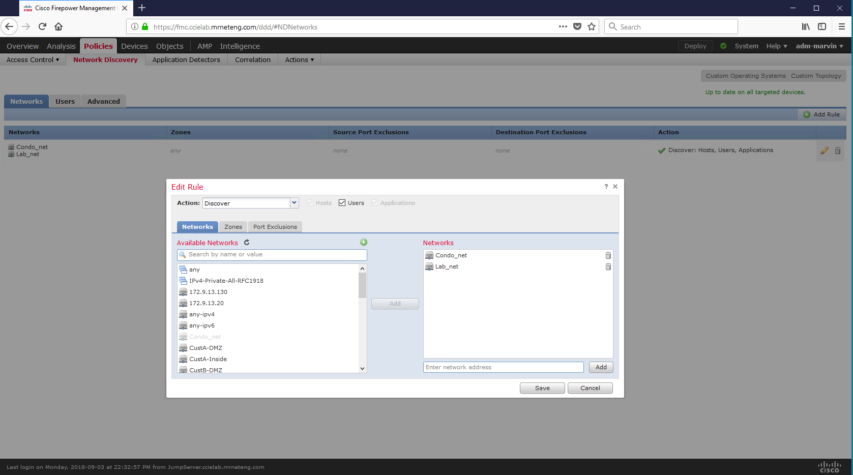 Cisco Ftd Network Discovery Cisco Community
