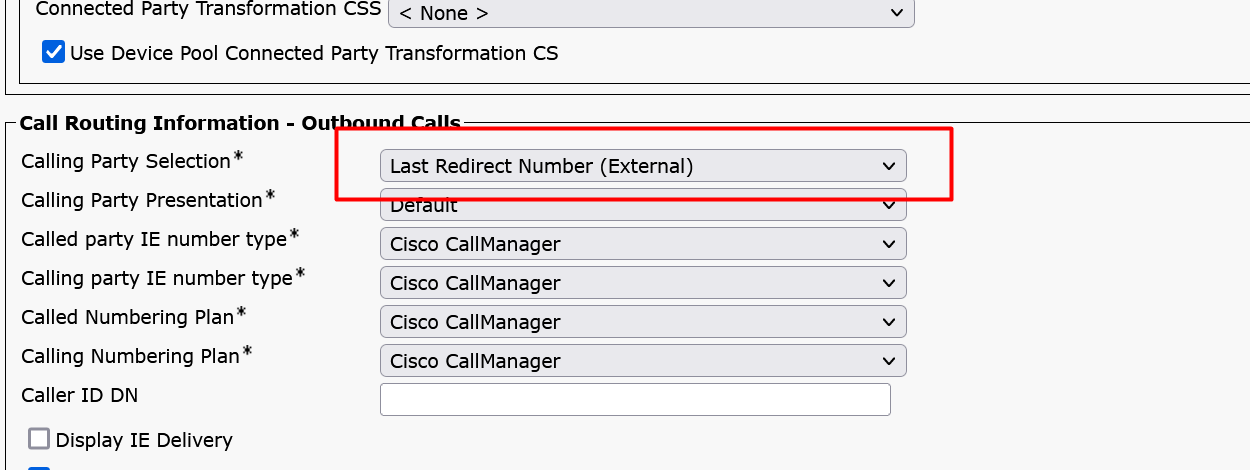 External calls are not redirected correctly - Cisco Community