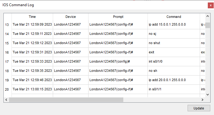 Solved: How do I delete IOS command log? - Cisco Community