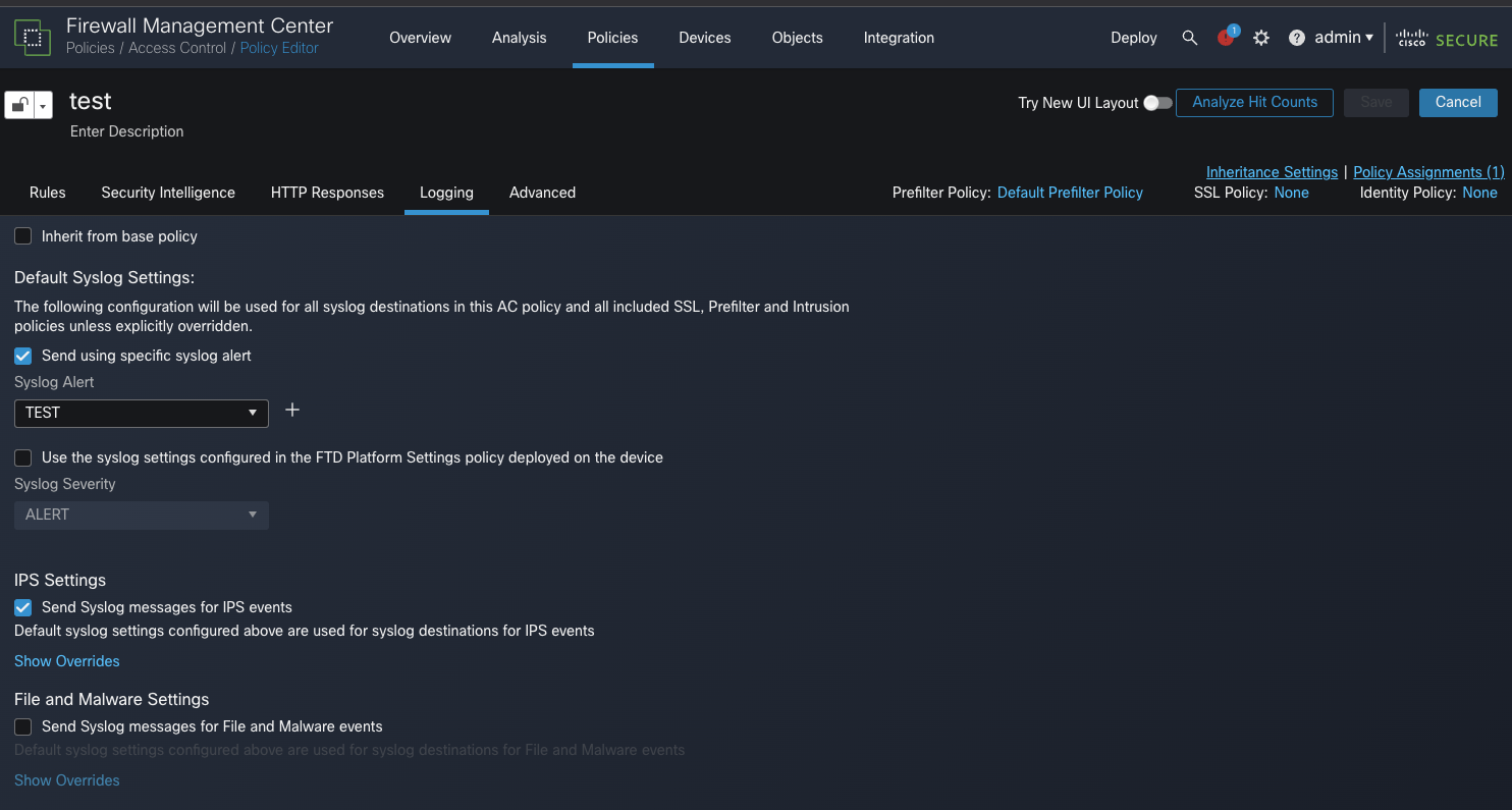 Solved: how to change intrusion event syslog port from 514 to 1515 ...