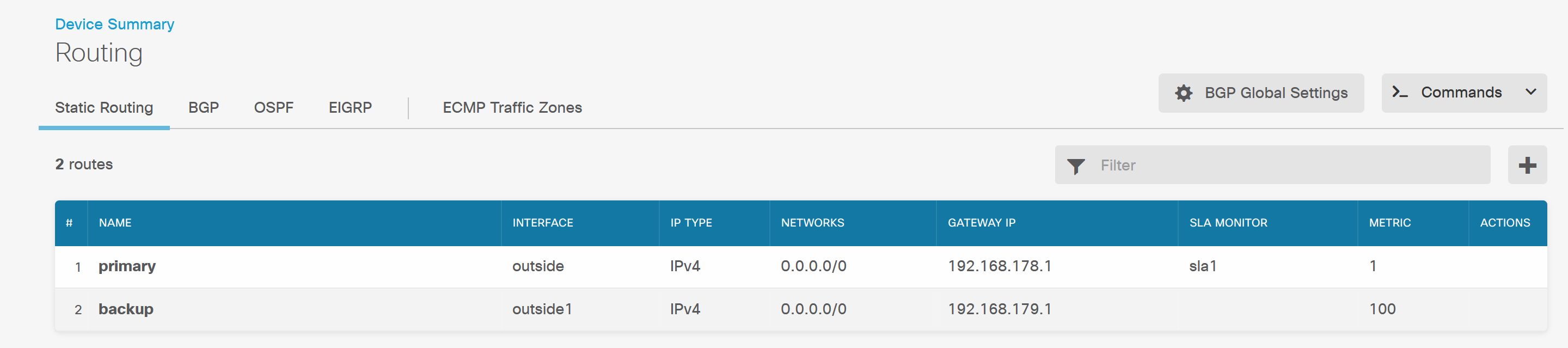 Solved: sla configured with FDM is in pending state - Cisco Community