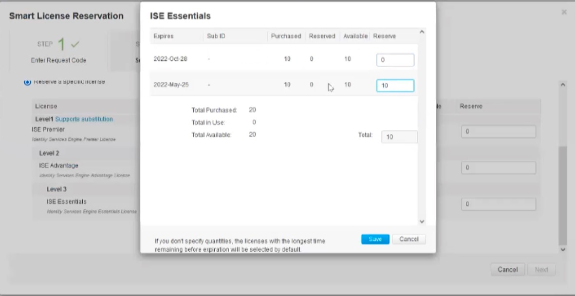 ISE 장비의 SLR _ Smart license 등록 방법 - Cisco Community