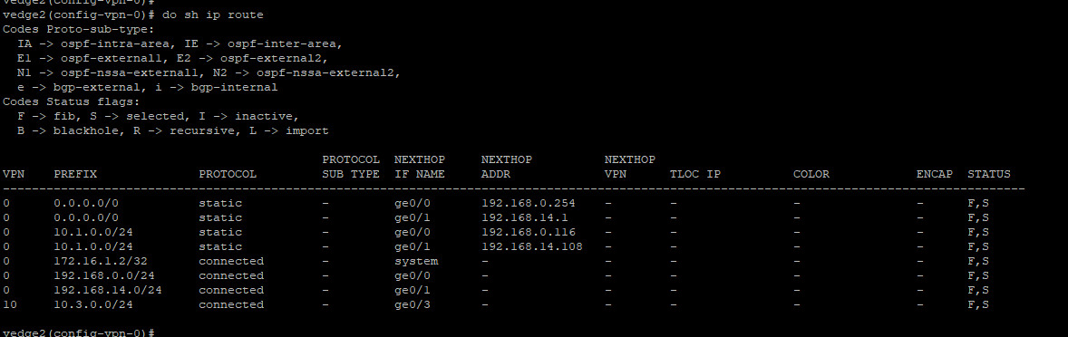 Solved: Service VPN and OMP connectivity issue - Cisco Community