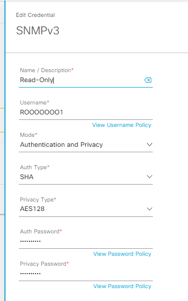 Cisco DNA Device credentials - Cisco Community