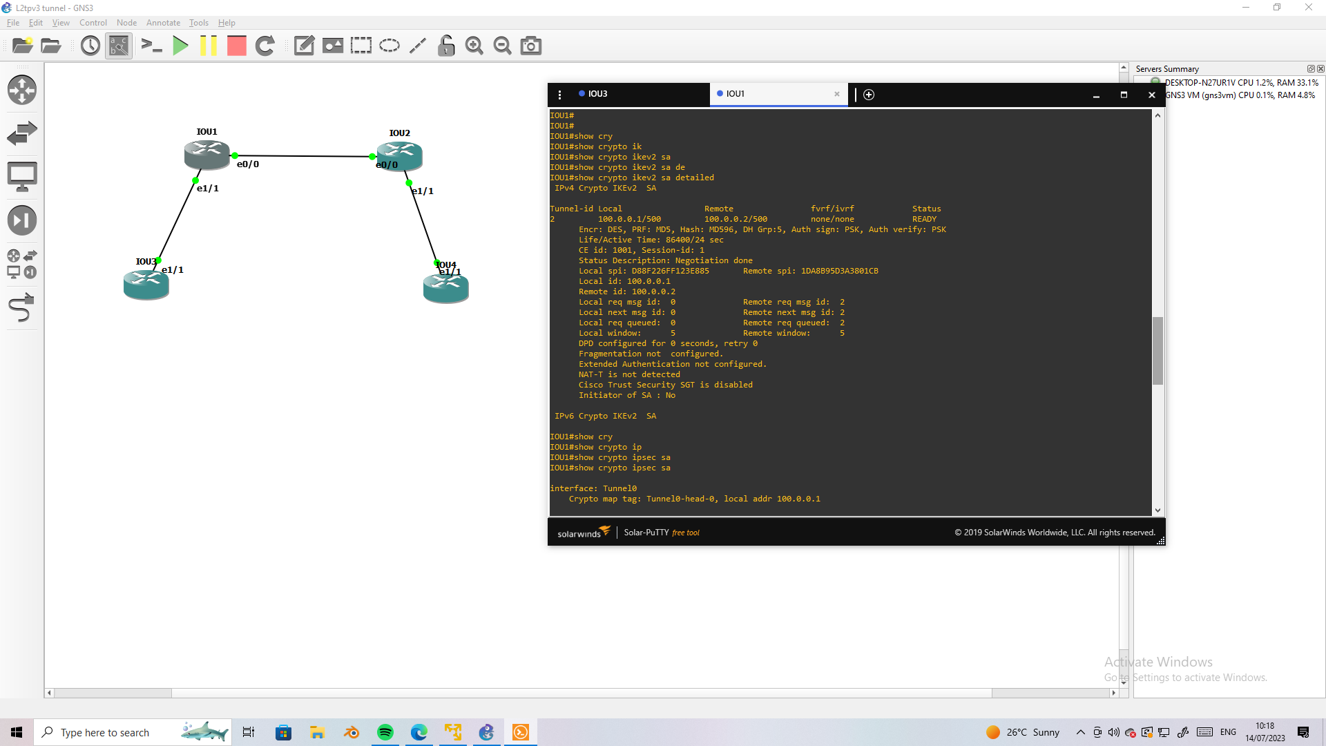 IPsec ikev2 with L2TP xconnect - Cisco Community