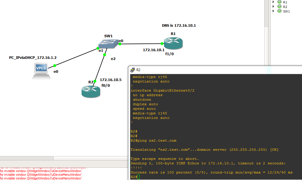 How to make ip dns ns config work? - Cisco Community
