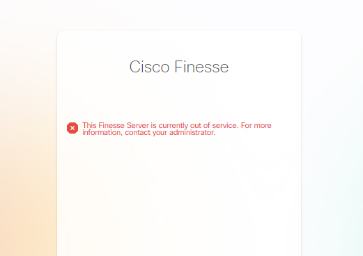 Cisco Finesse Agent Desktop not accessible - Cisco Community Cisco Finesse Agent Desktop not accessible - Cisco Community