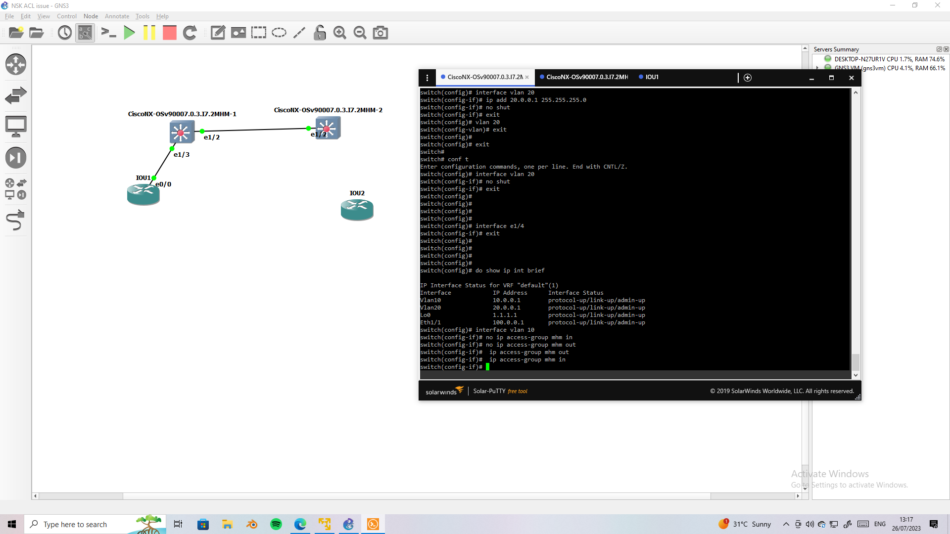 Solved: Nexus 3k route ACL on L3 interface - Page 2 - Cisco Community