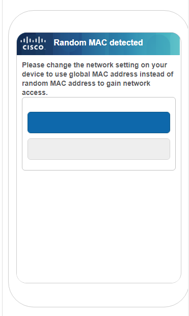 Solved: ISE Duel SSID Mobile user experiences - Cisco Community