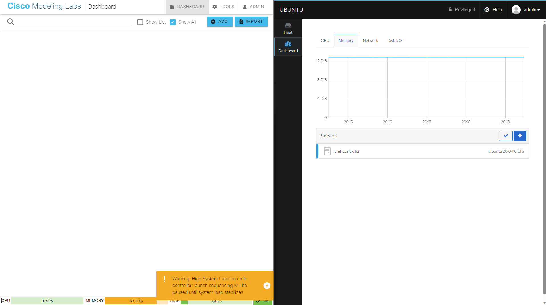 CML Memory problem - Cisco Community