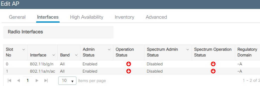 Solved: WLC 9800 AP no transmite SSID AND AP operational status down ...