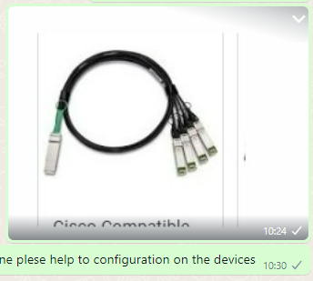 We need to create a Breakout port from Nexus switch to ASR Router ...