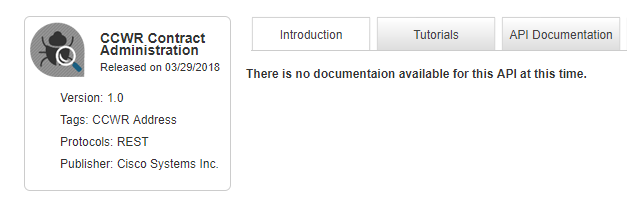 CCW-R API Availability - Cisco Community