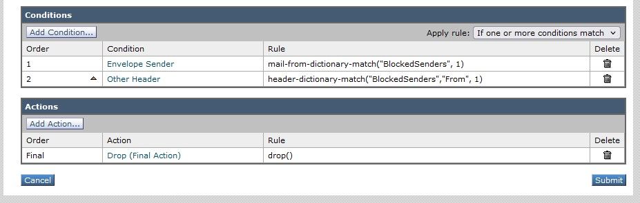 New Content filter not functioning for incoming traffic - Cisco Community