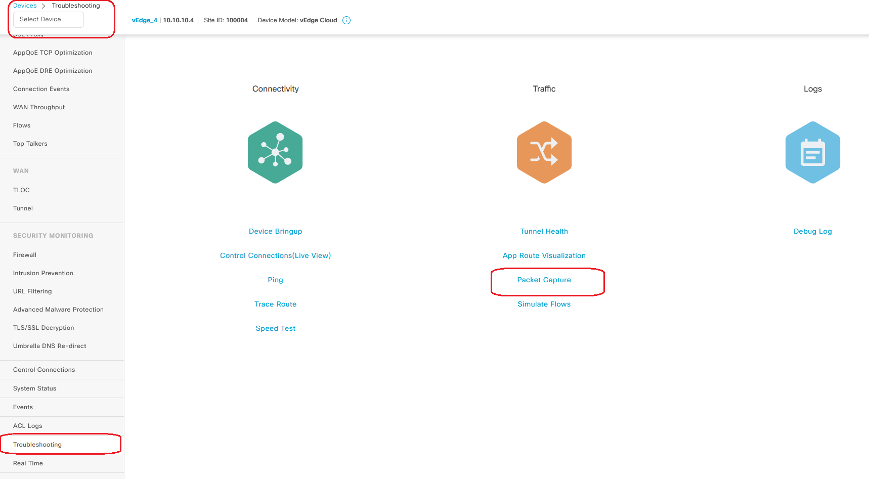 Viptela OS 환경에서 TCPDump 패킷 캡쳐 기능 활용 - Cisco Community