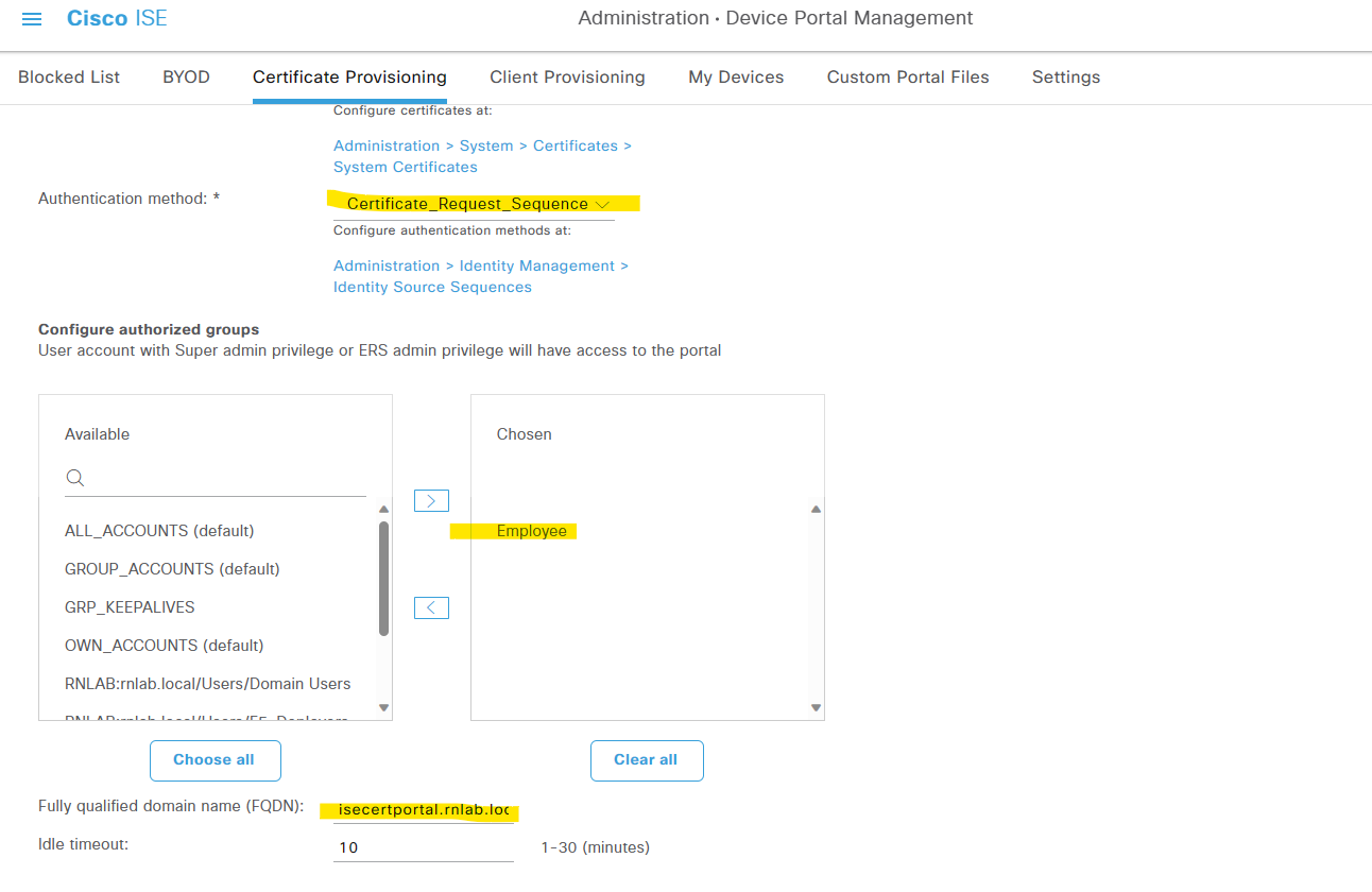 Restore pxGrid build-in certificate which is there after installing ...