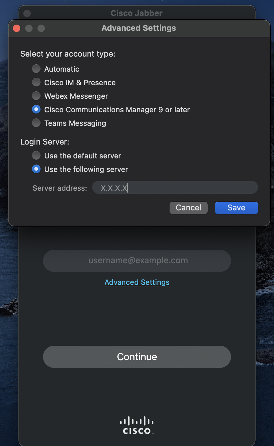 Cisco Jabber for MAC Disable User Auto Discovery - Cisco Community